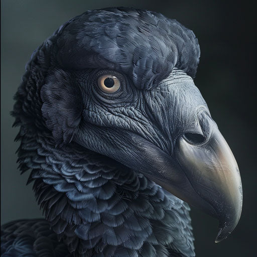 Dodo bird in a close-up portrait, Tim Flach style – IMAGELLA