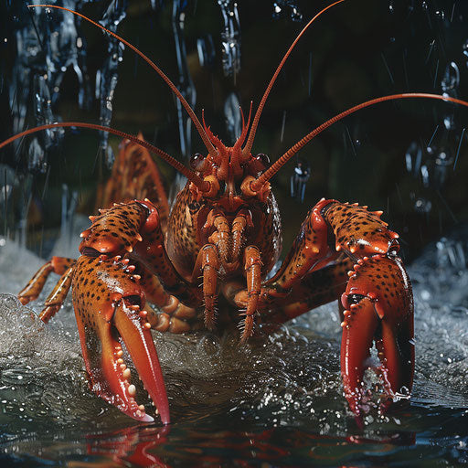 Crayfish with a regal pose in the water – IMAGELLA