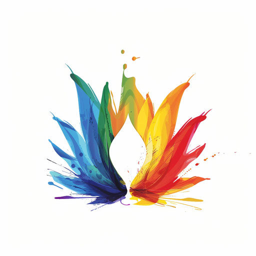 Artistic splash of color for creative logo – IMAGELLA