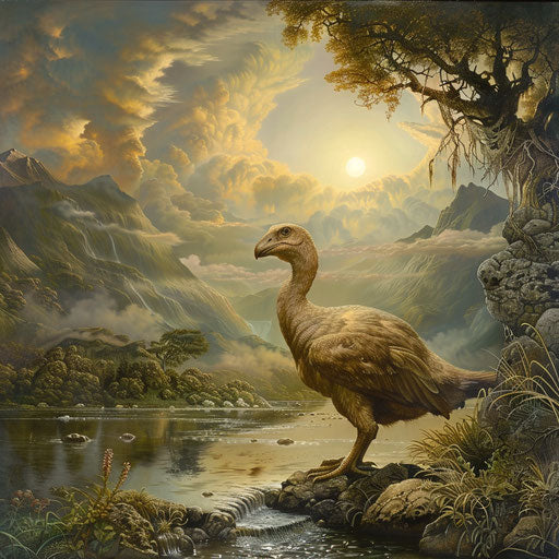 Dodo bird by a serene river – IMAGELLA