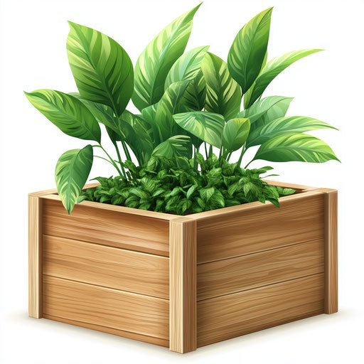 3D Planter Box on flat white background – IMAGELLA