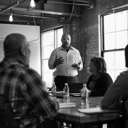 Executive coaching session with powerful leadership message – IMAGELLA