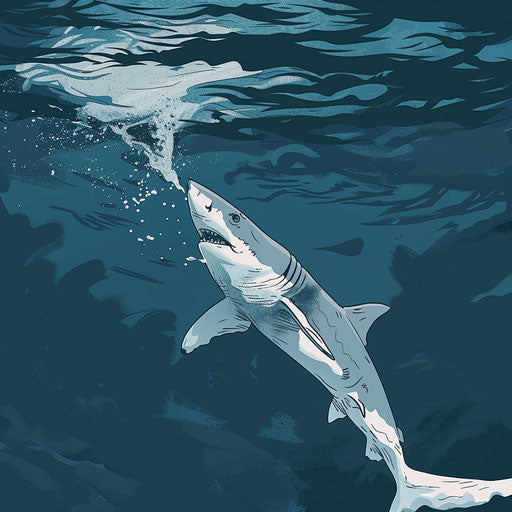 Shark follows scent trail in water, powerful sense of smell – IMAGELLA