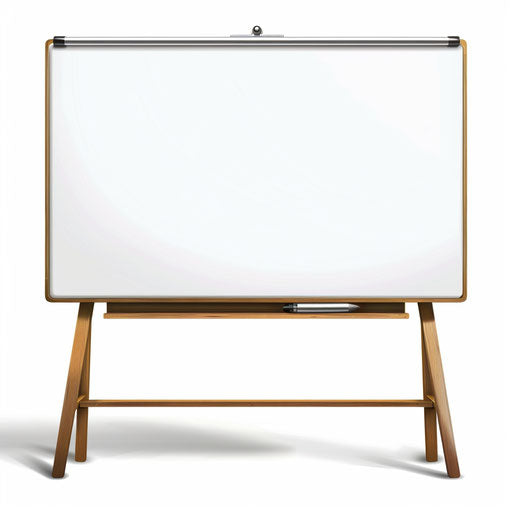 Realistic illustration of a whiteboard with shadows and reflections ...