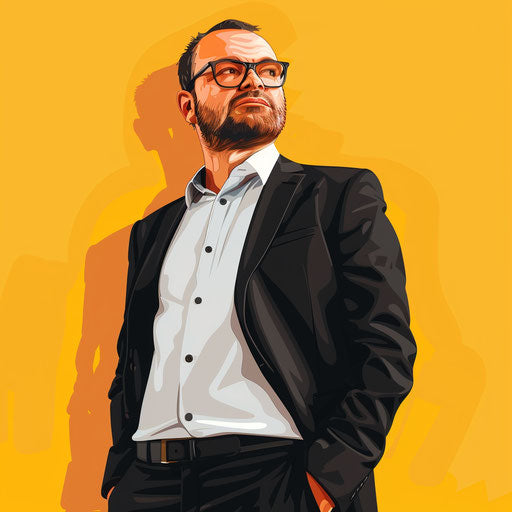 Manager clipart in photo realistic style with random background – IMAGELLA