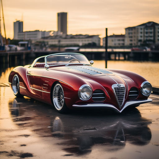 Classic two-seater Alfa Romeo with hydraulics – IMAGELLA