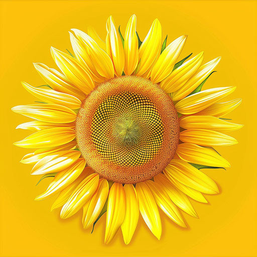 Sunshine clipart on chartreuse background, realistic style – IMAGELLA