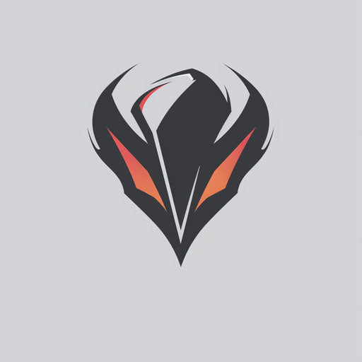 Minimalist team logo with clean lines and a light grey background ...