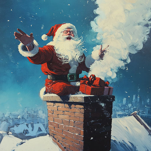 Creative Santa Festive Illustration – IMAGELLA