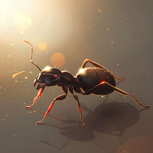 Ant Clipart with Flat Background and Ethereal Glow – IMAGELLA