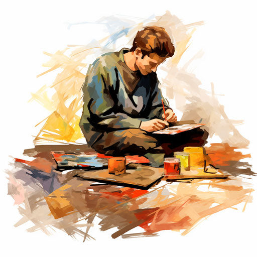 Homework illustrations in the style of Impressionistic Art – IMAGELLA