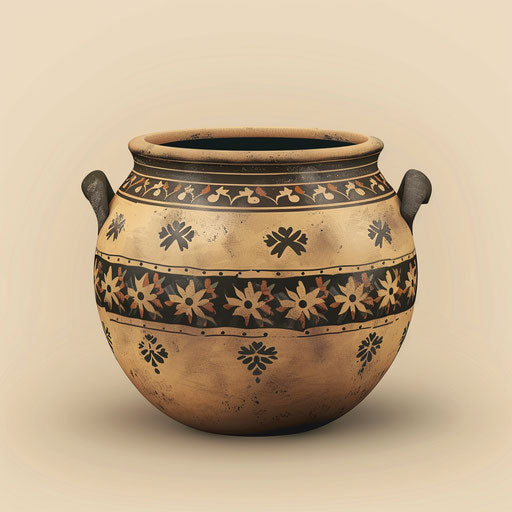 Photo realistic quality pot on flat beige background – IMAGELLA