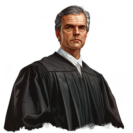 Judge artwork in photo realistic style with dynamic colors – IMAGELLA