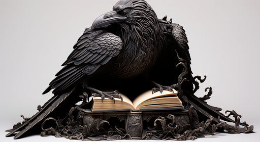 Vampire raven with crow print – IMAGELLA