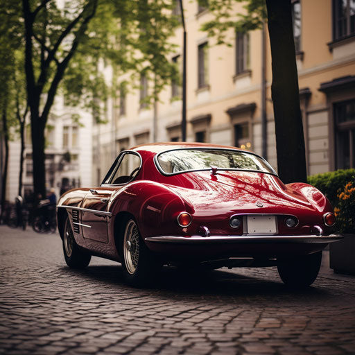 Classic Alfa Romeo 2 Seater Rearview – IMAGELLA