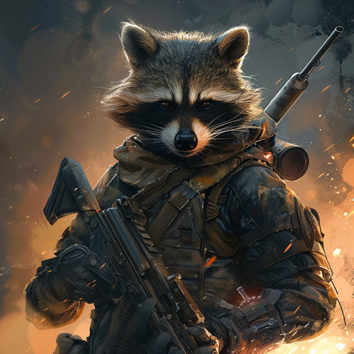Covert operations of a raccoon spy – IMAGELLA