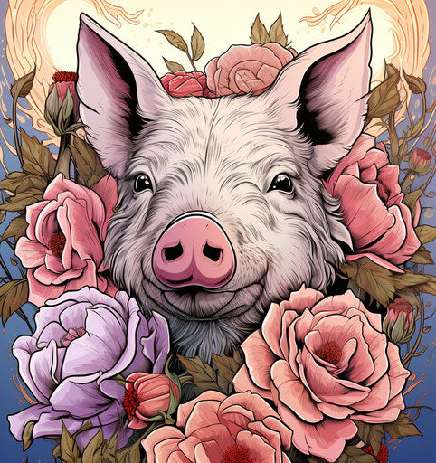 Pigs and flowers for friends not food – IMAGELLA