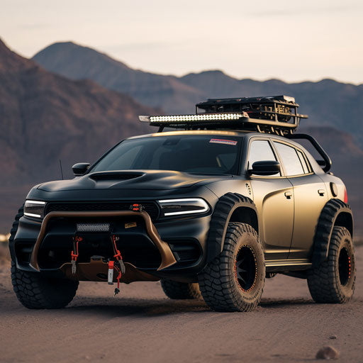 Hellcat Charger rally version with off-road mods – IMAGELLA