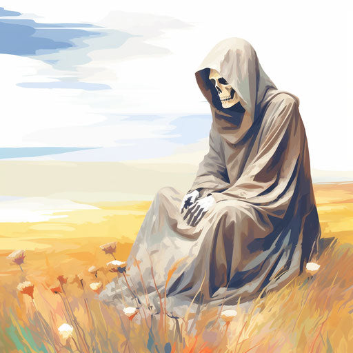 Illustration of death in the style of Impressionistic Art – IMAGELLA