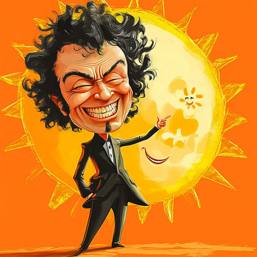 Humorous caricature of a Alexander Pushkin caricature clipart with ...