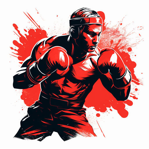 Minimalist punch illustration on white background – IMAGELLA