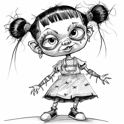 Boost Skills: Doll Coloring Pages for Kids – IMAGELLA