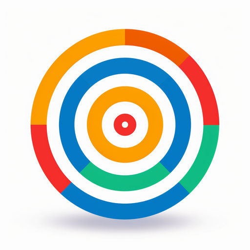 Minimalist target clipart on white background – IMAGELLA