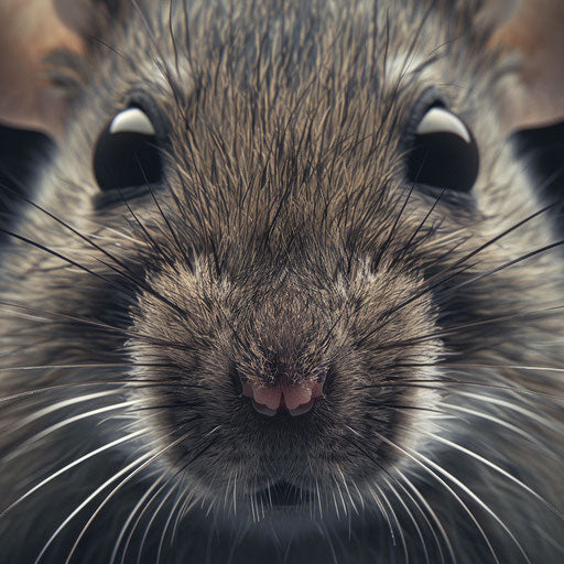 Mouse close-up focusing on fur textures – IMAGELLA