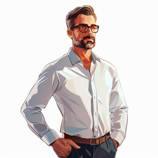 Realistic boss artwork on flat white background – IMAGELLA