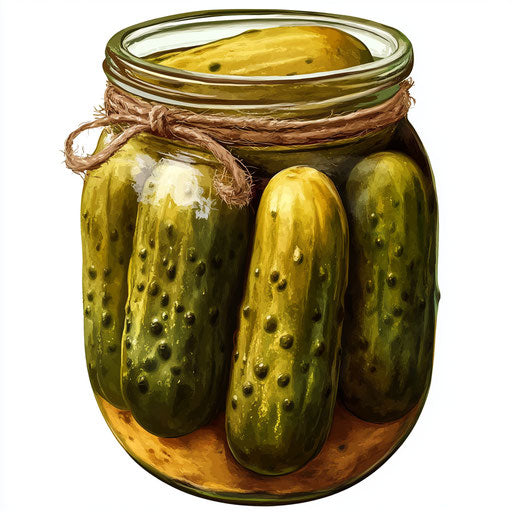 Realistic illustration of pickles, high resolution, isolated – IMAGELLA