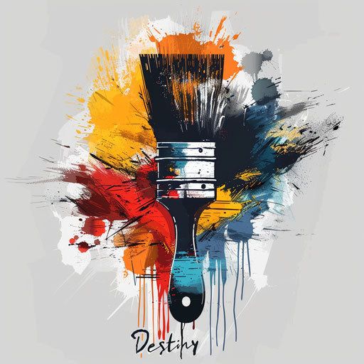 Destiny painted with inspiration, in a creative clipart style – IMAGELLA