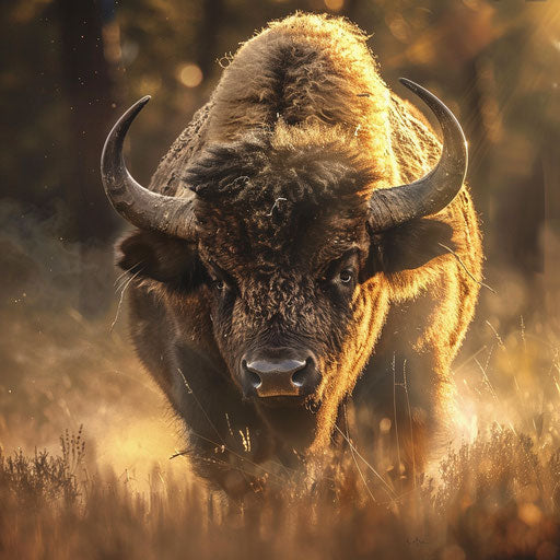 Buffalo with soft lighting in a natural habitat – IMAGELLA