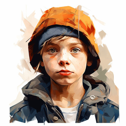 Recess clipart in the style of oil painting, on white background – IMAGELLA