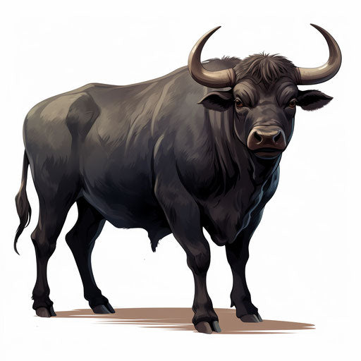 Carabao illustration in the style of Chiaroscuro Art – IMAGELLA