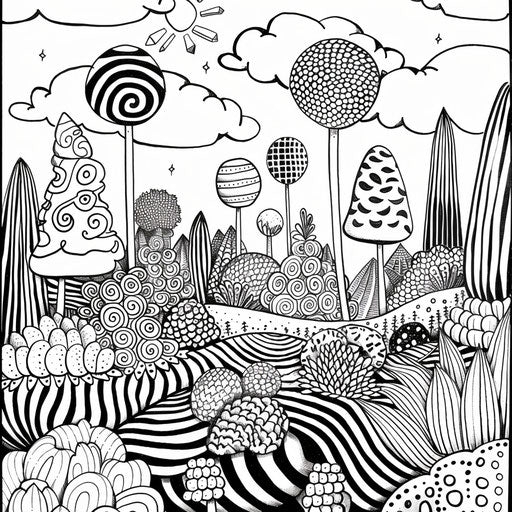 Minimalist candy world with stark contrasts – IMAGELLA