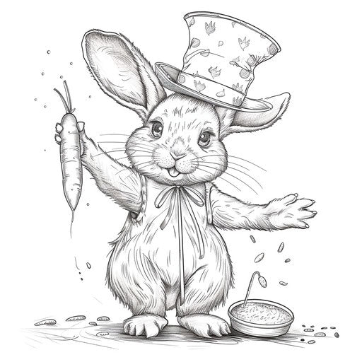 A magical rabbit pulling a carrot out of a hat – IMAGELLA