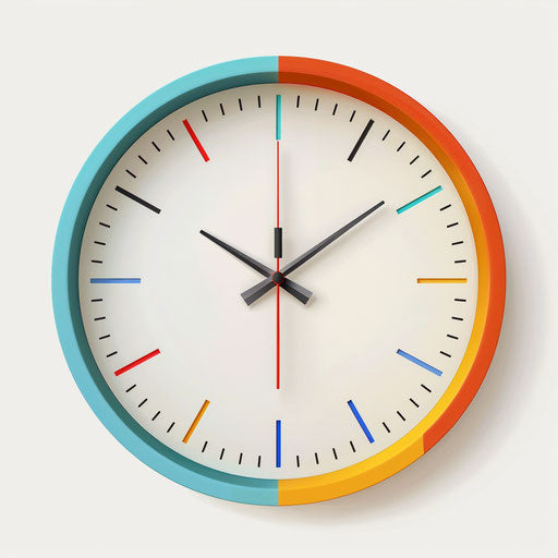 Circle time clipart in photorealistic style with flat white background ...