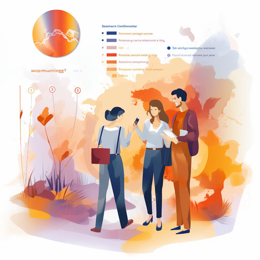 Survey illustration in the style of Impressionistic Art – IMAGELLA