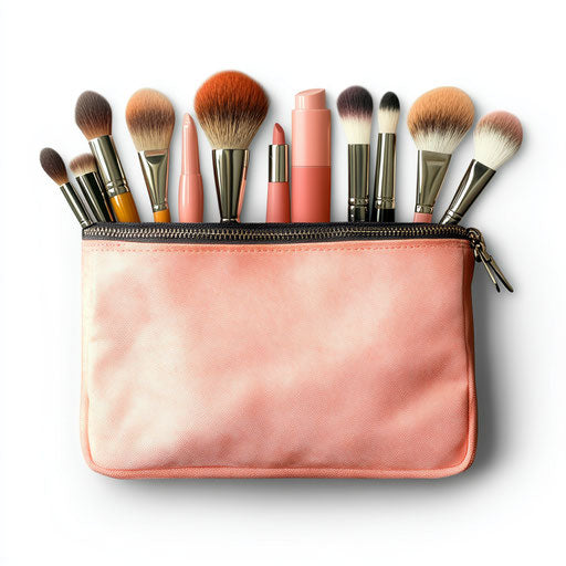 Photo realistic makeup bag, high resolution, no background, isolated ...