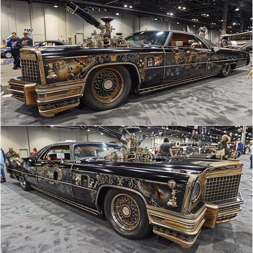 83 Cadillac Coupe DeVille with a steampunk redesign – IMAGELLA