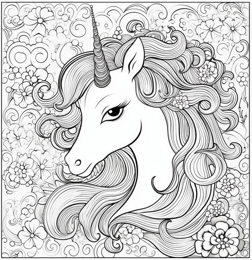 Cute coloring page in detailed perfection style – IMAGELLA