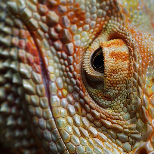 Bearded dragon: patterns and textures of skin – IMAGELLA