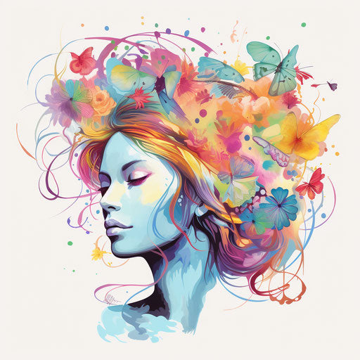 Mind in the style of Pastel Colors Art – IMAGELLA