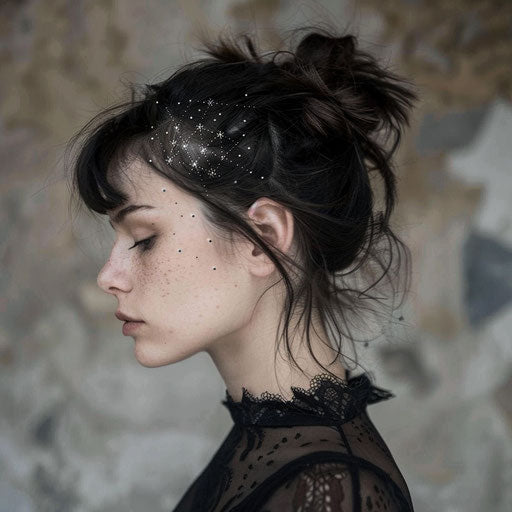 Minimalist star constellation on the forehead – IMAGELLA