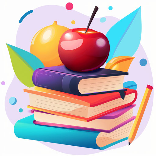 Realistic learning illustration with flat white background – IMAGELLA