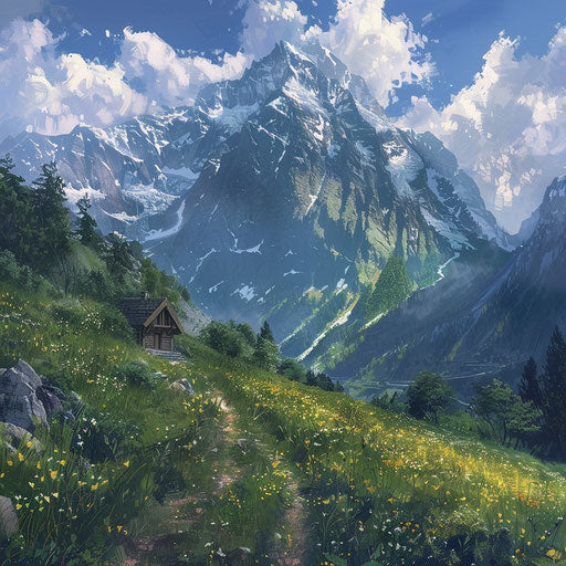 Hiking paths to a mountain cabin, Ted Gore style – IMAGELLA