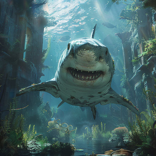 Mythical guardian: the treasure shark – IMAGELLA