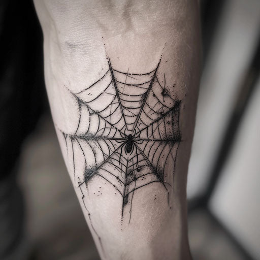 Spider web around a mysterious ancient rune – IMAGELLA