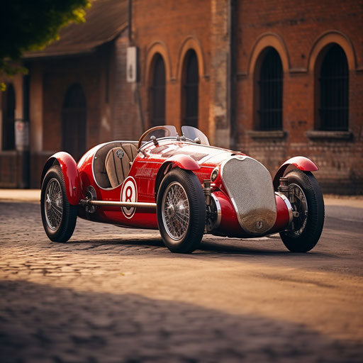 Classic Alfa Romeo 2 seater with Dubs tires – IMAGELLA