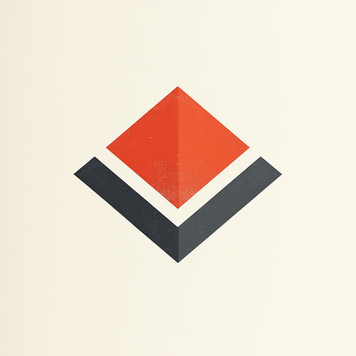 Modern logo with unique stylized chevron and professional typography ...